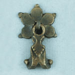 Brass fish tail, pear drop and teardrop handles, drawer pulls