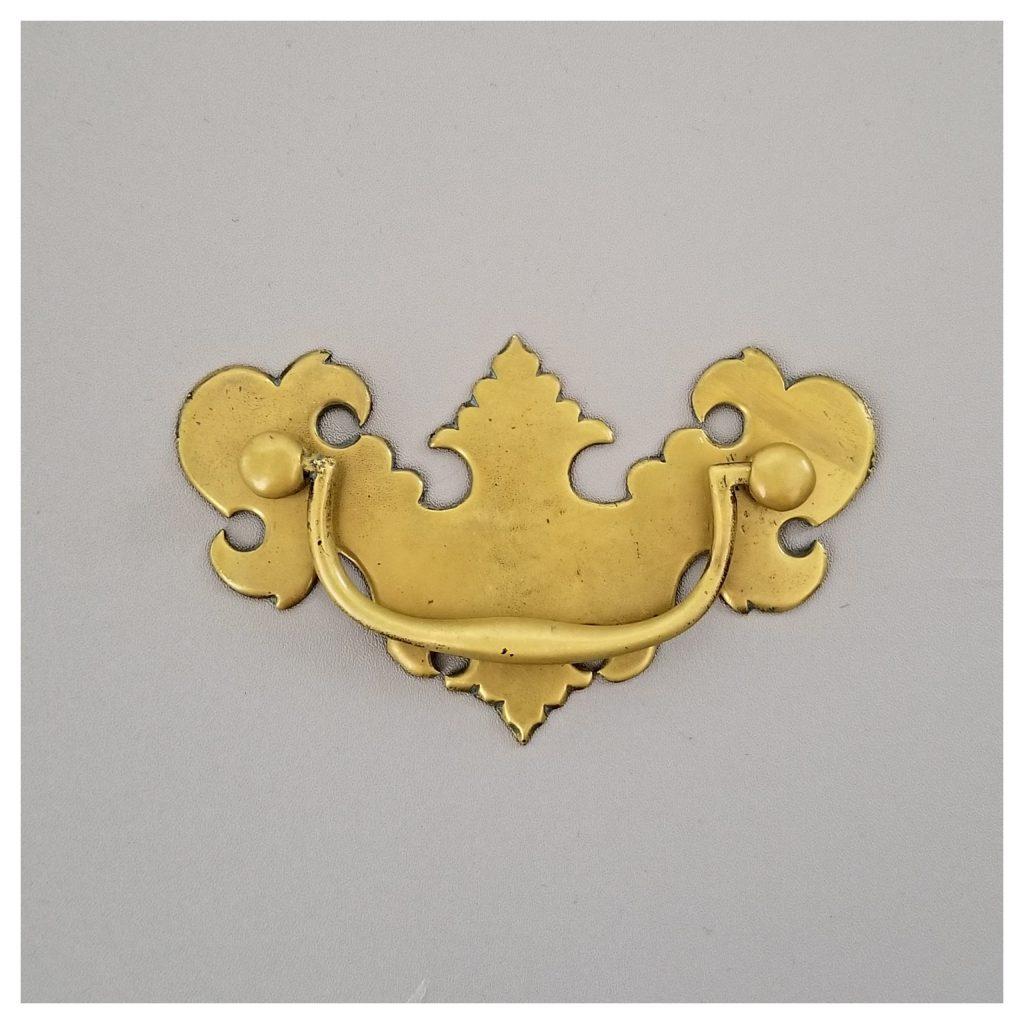 Brass plain plate handles, cupboard handle, kitchen drawer pull