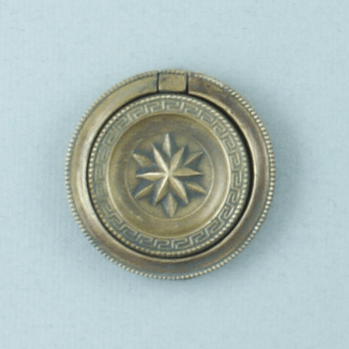 regency disc handles, brass handles, disc handles