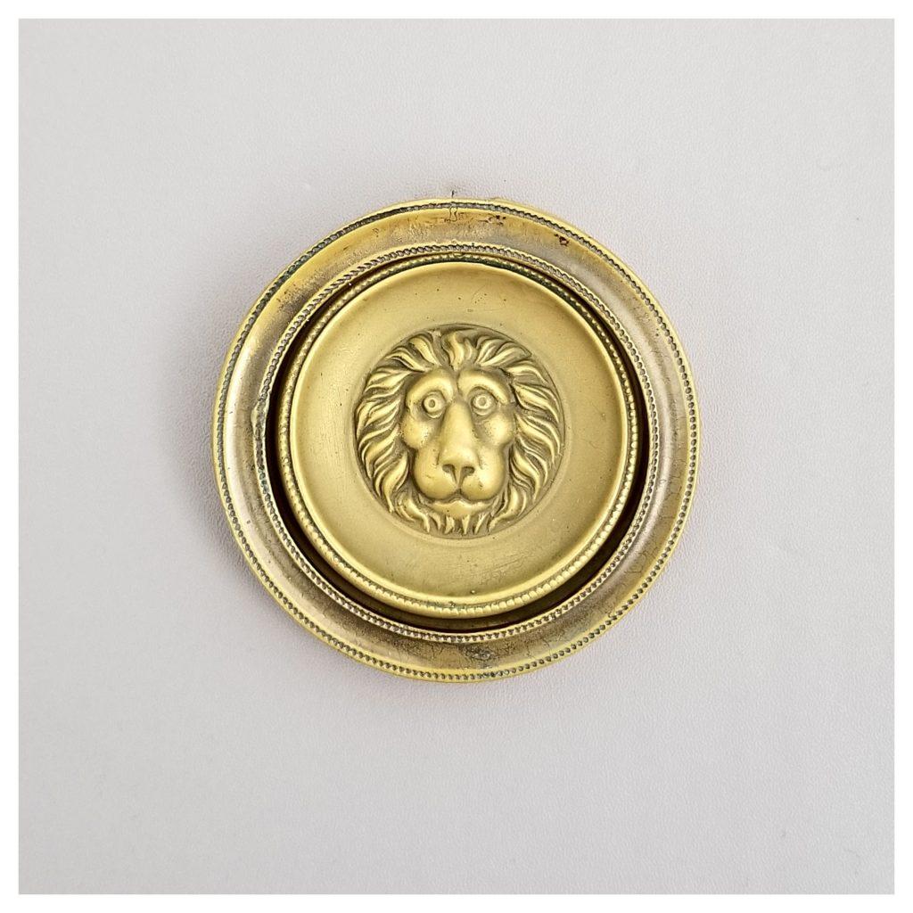 regency disc handles, brass handles, disc handles