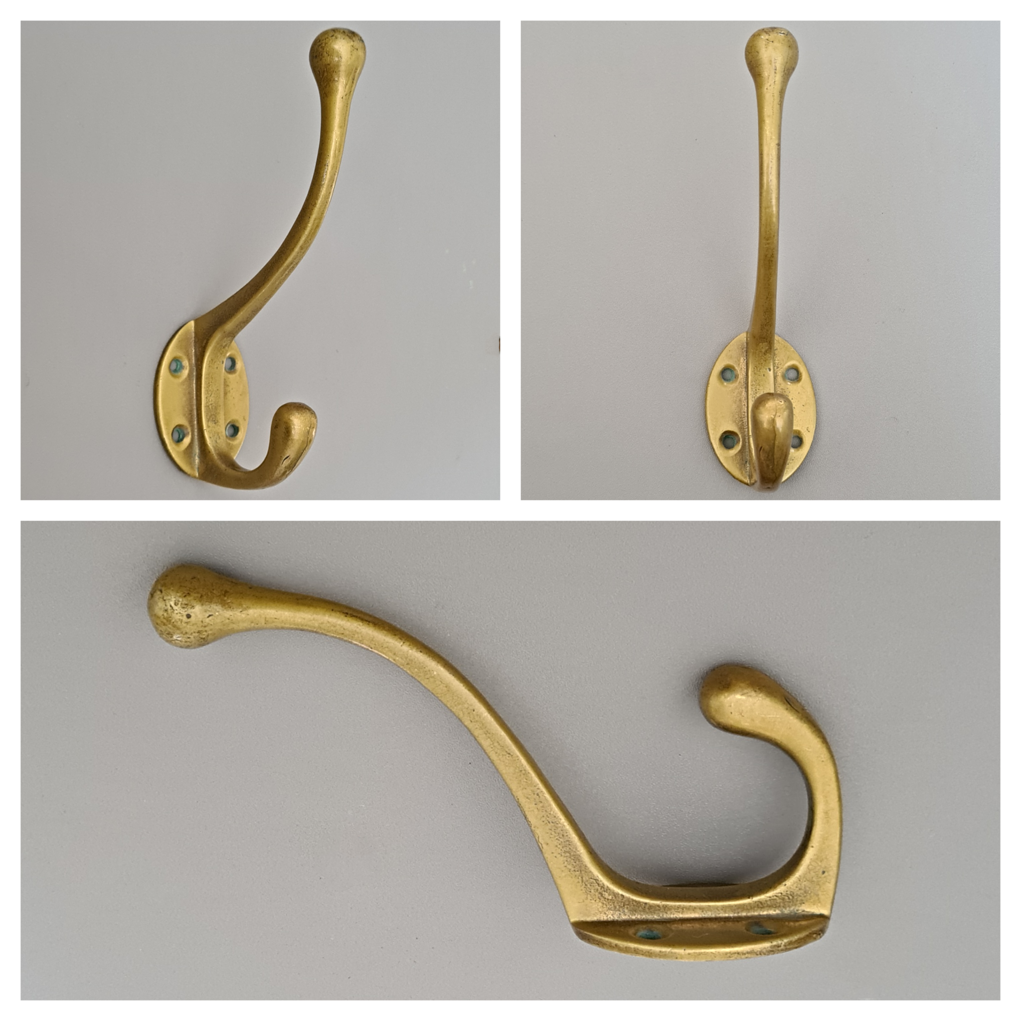 Large Coat Hook : Optimum Brasses